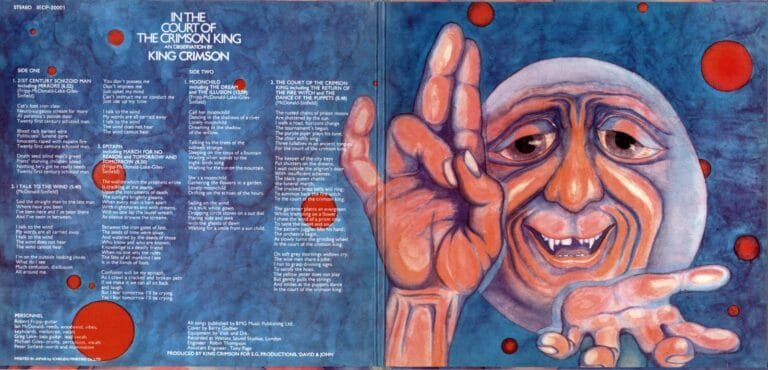 In the Court of the Crimson King: a haunting art cover - The Hidden Track